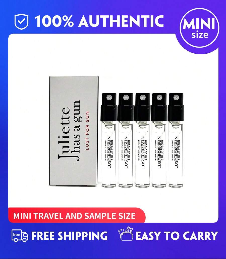 5 Pcs Juliette Has A Gun Lust For Sun EDP Sample Spray Mini 1.7ml/0 ...