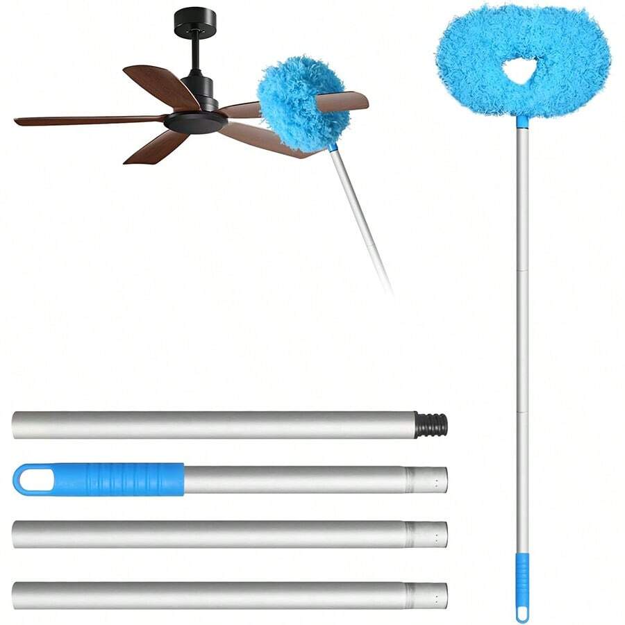 Ceiling Fan Cleaner Duster Reusable Microfiber Ceiling Fan Blade ...