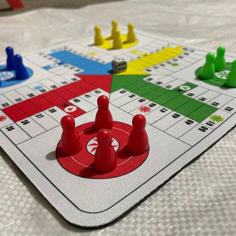 Juego de LUDO para 4 jugadores, juego de mesa interactivo multipersonal ...