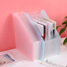 13-Pocket A4 Expandable Accordion Folder Desk File Organizer, High Capacity Vertical Document ...