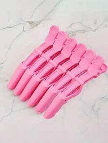 1/6/12Pcs Black&Pink Crocodile Hair Sectioning Clips - Non-Slip Grip ...