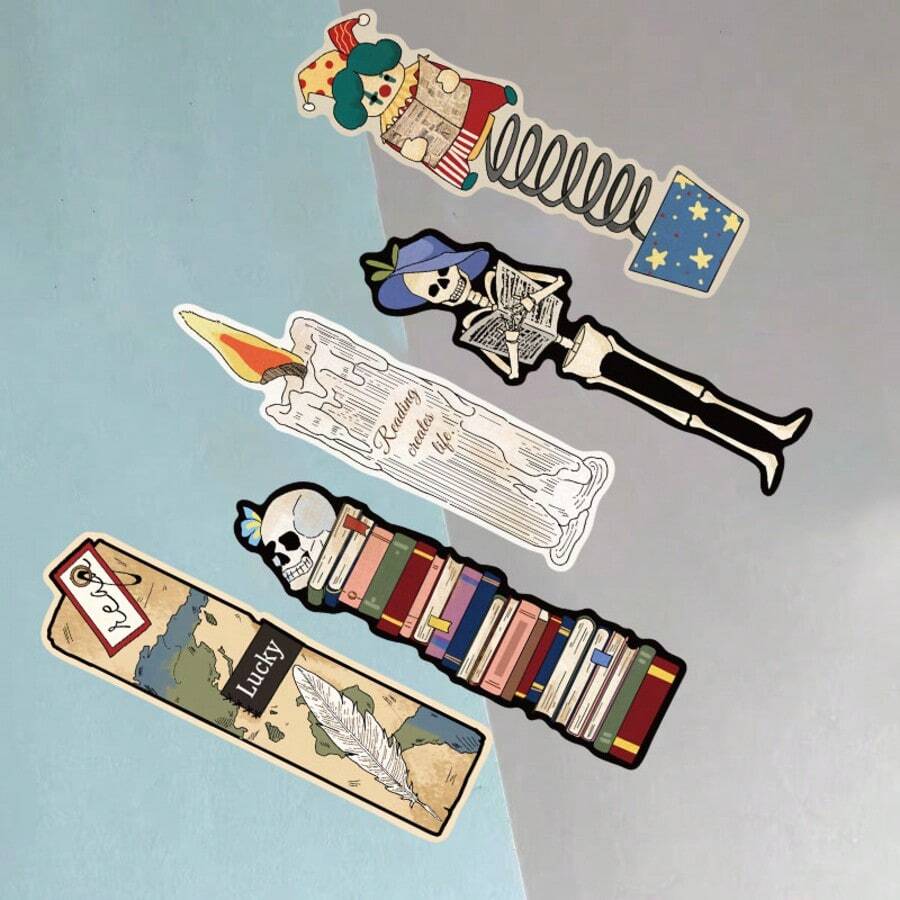 30pcs Retro Reading Theme Bookmarks Ancient Style Fresh Bookmarks ...