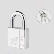 1pc Manganese Steel Padlock, Short Beam Lock, Long Beam Lock ...