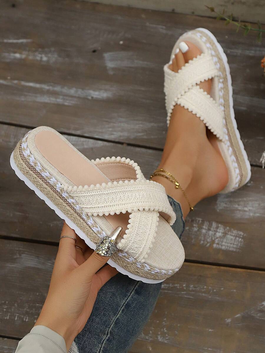 New Style Platform Wedge Heel Women's Fashion Sandals, Comfortable ...