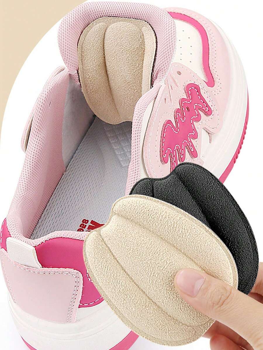 1 Pair Unisex Soft Rebound Non-Slip Shoe Tongue Pads, Adhesive Forefoot ...