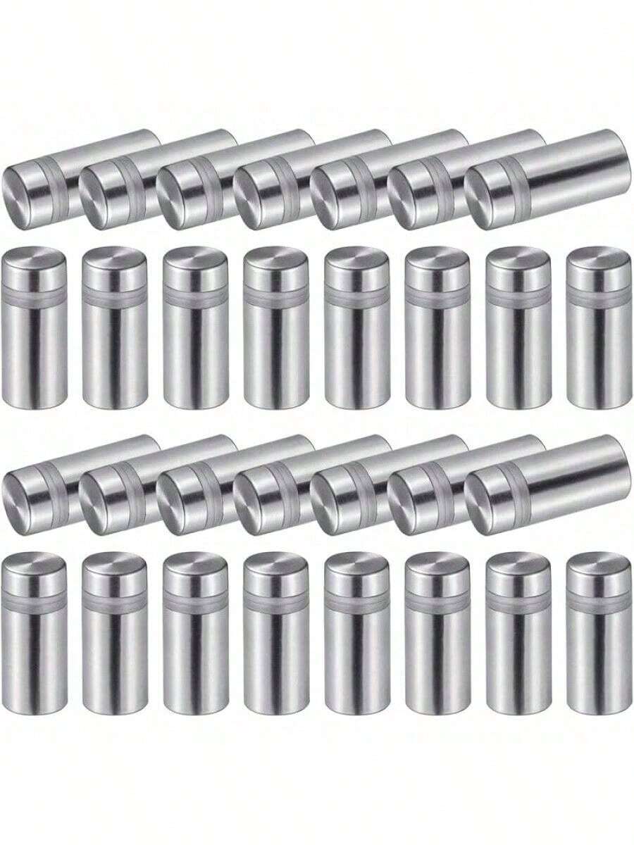 48 Packs Sign Standoff Screws Advertising Screws Stainless Steel Wall ...
