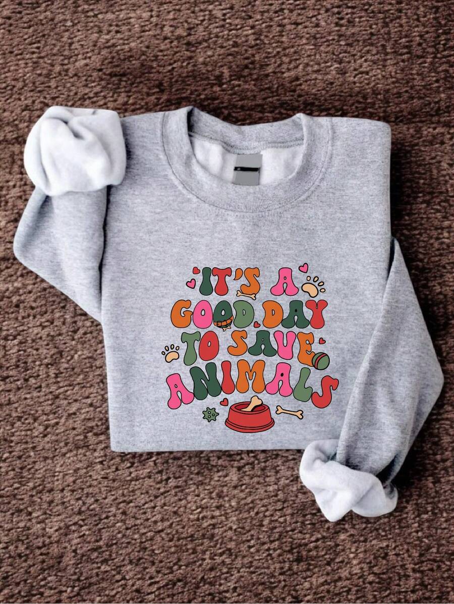 Vet Tech Sweatshirt, It's A Good Day To Save Animals Sweater ...