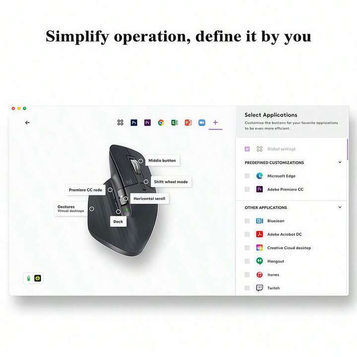 Logitech MX Master 3S Advanced Wireless Mouse For Business - Ergonomic ...