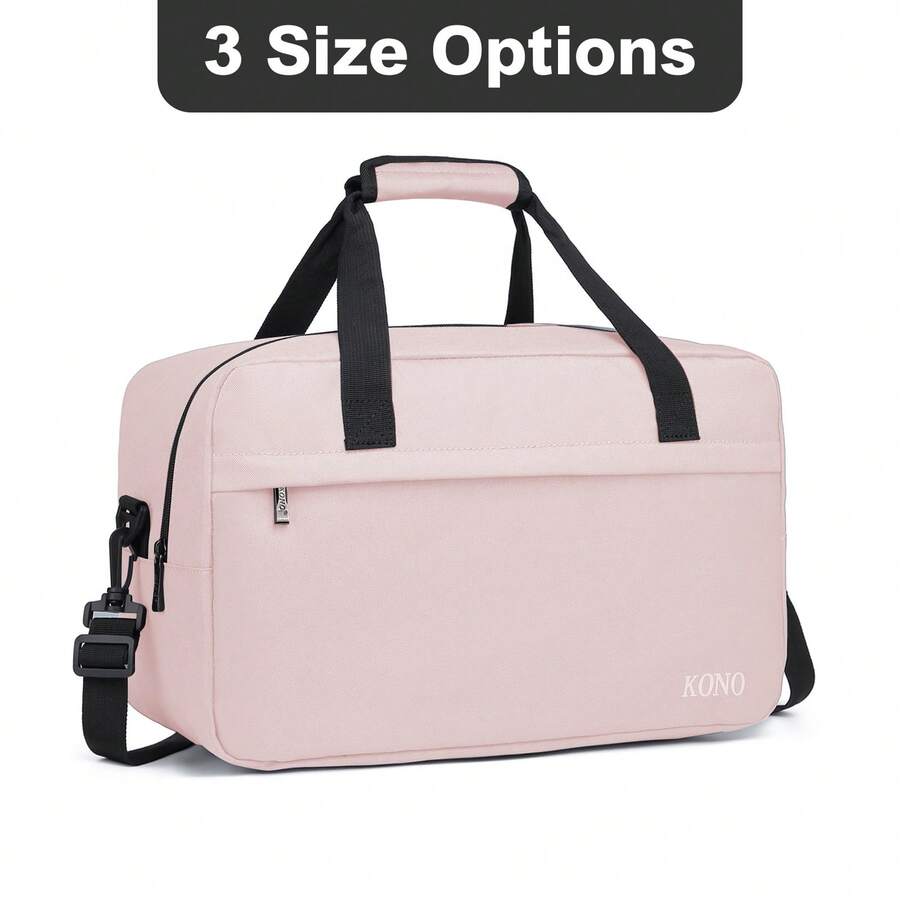 KONO Unisex Travel Duffel Bag – Underseat Cabin Size Carry On Holdall ...