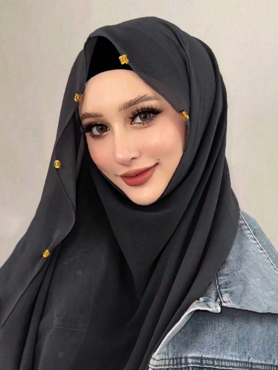 10pcs Hollow Headscarf Clips & Pins Accessories For Hijabs Decorative ...