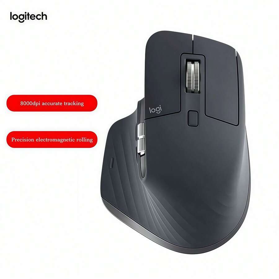 Logitech Ratón inalámbrico Bluetooth MX Master 3S - Diseño ergonómico ...