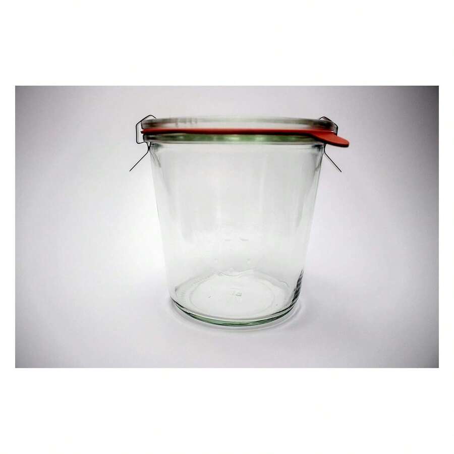 Weck Canning Jars 742-19.6 Fl. Oz Weck Mold Jarsof Transparent Glass ...