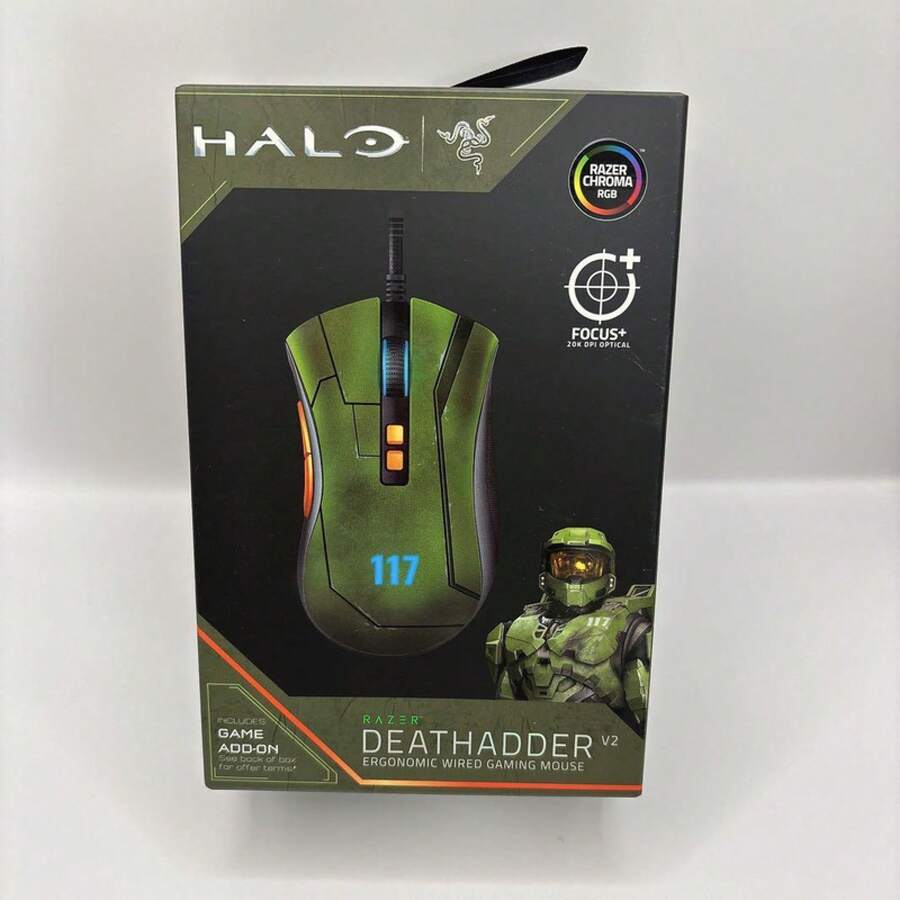 Razer DeathAdder V2 Gaming Mouse HALO Infinite Edition Right Hand ...