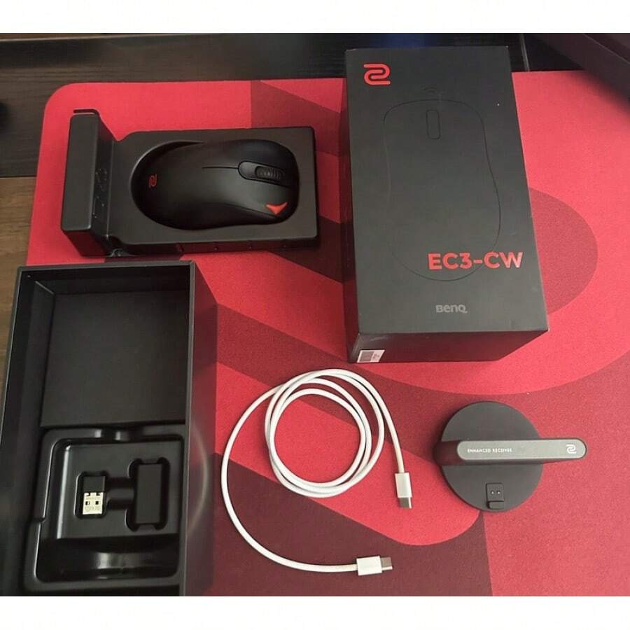 Zowie EC3-CW Wireless Gaming Mouse Excellent Condition With Grip And ...