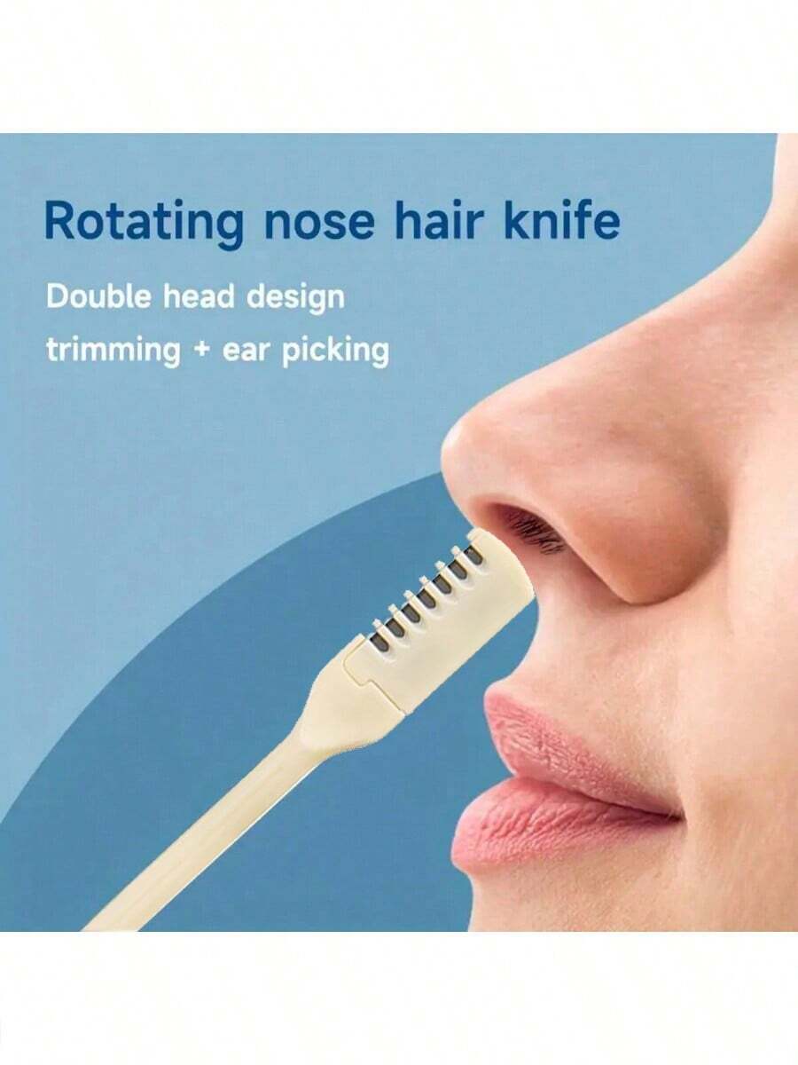 1pc Rotating Nose Hair Removal Trimmer, 360 Degree Rotating Nose ...