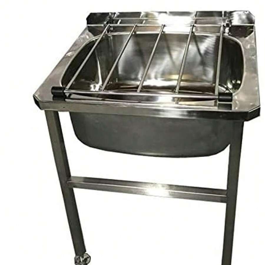 SQUID MOP Bucket Janitorial Cleaning Sink Stainless Steel Basin Floor ...