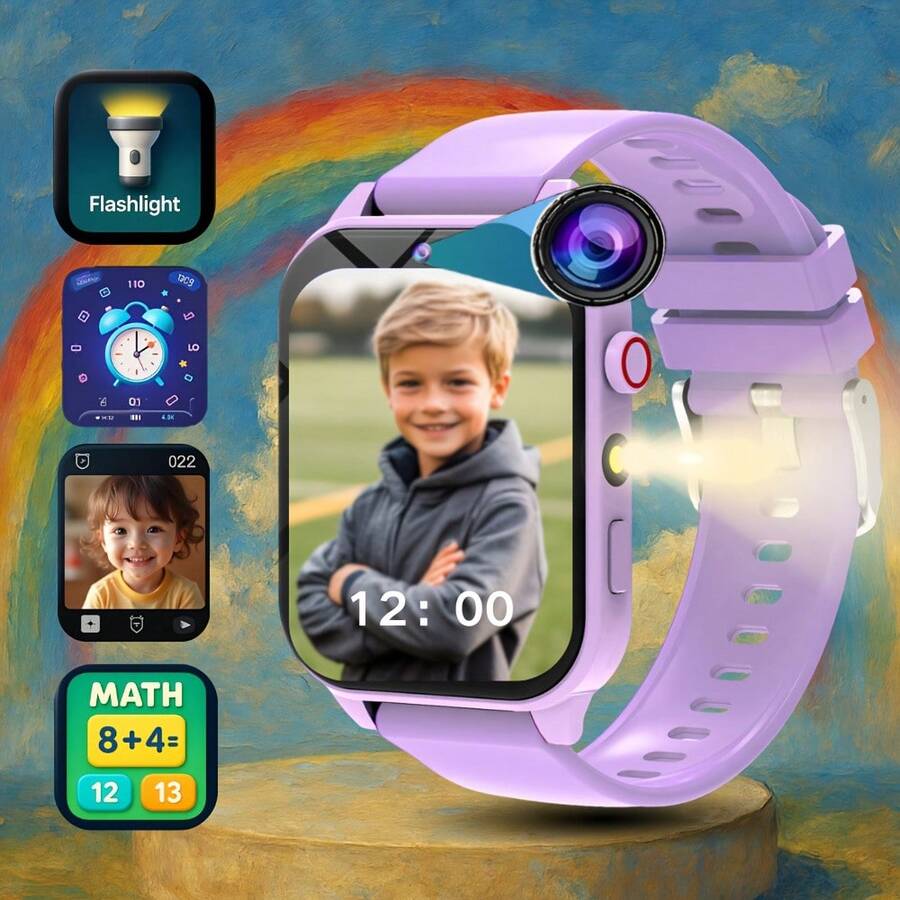 Kids Smartwatch With 18 Educational Games, Camera, Photo Album ...