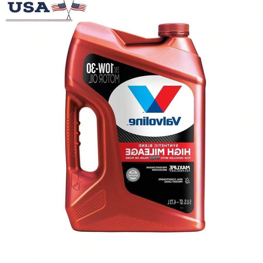High Mileage MaxLife 10W30 Synthetic Blend Motor Oil Seal Conditioners ...