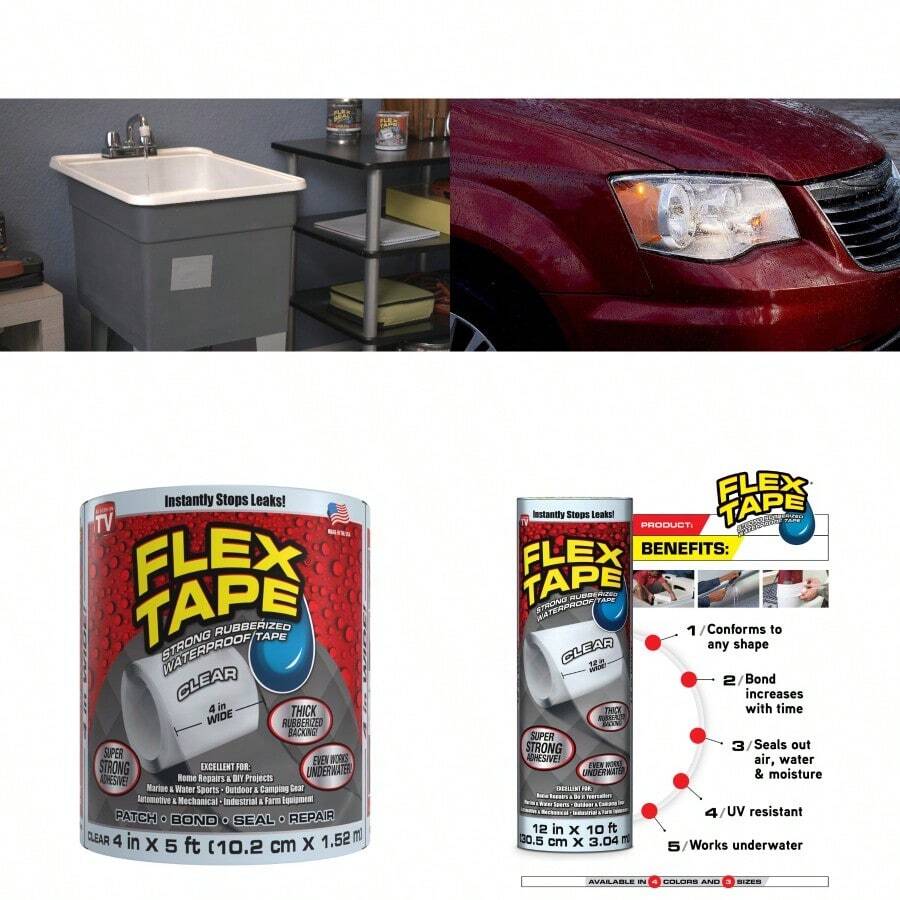 FLEX TAPE CLEAR AUTO 4 X 5' | SHEIN USA