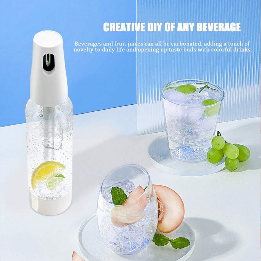 Red Portable Soda Maker, Home Use Bubble Machine For Sparkling Water ...
