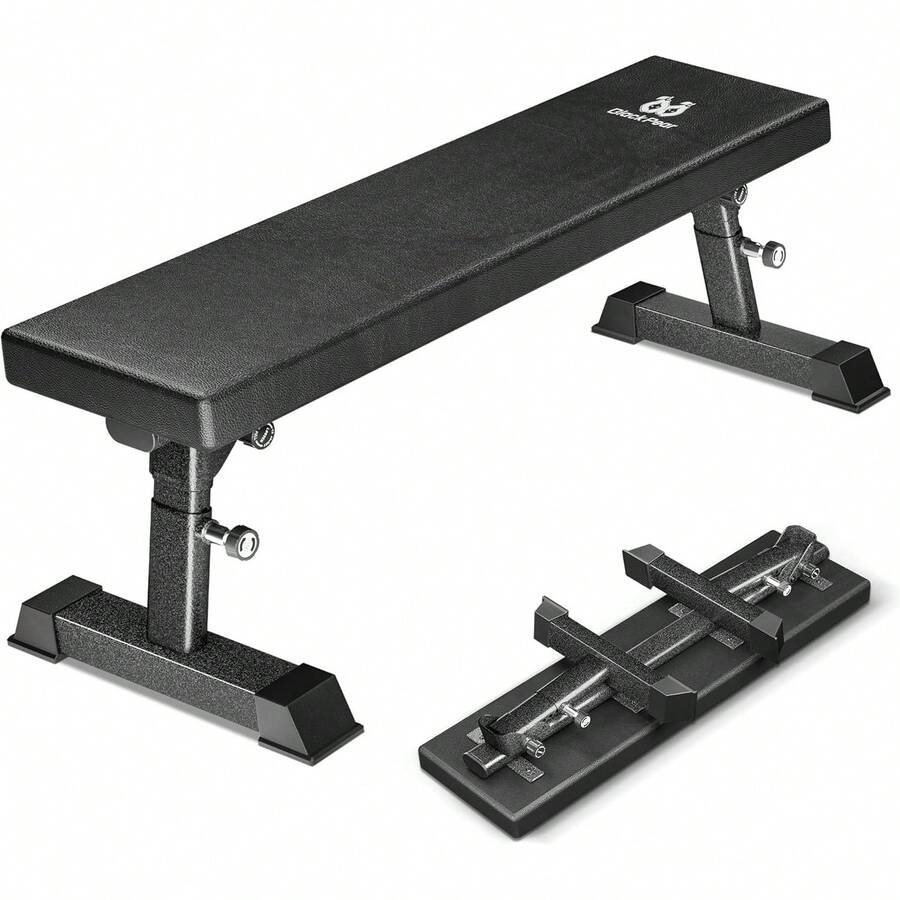 Flat Weight Bench - Heavy Duty Foldable Workout Bench For Home Gym ...