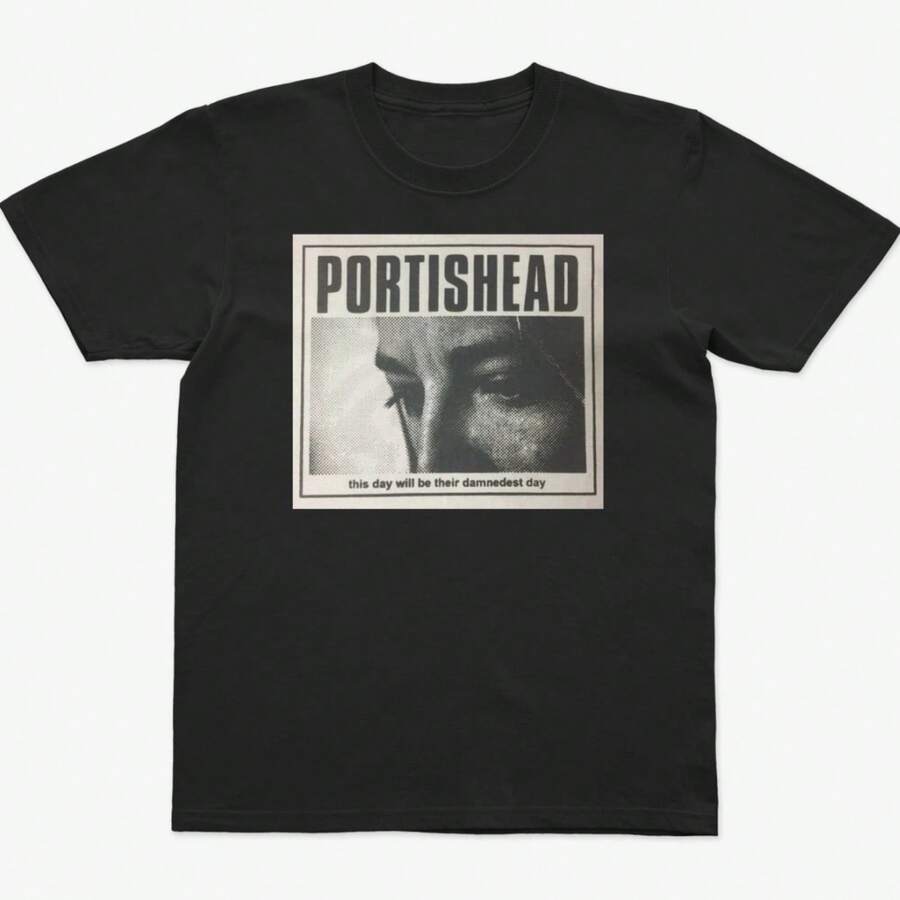 2025 Portishead Band Portrait Retro Casual Cotton Vintage Rock Short ...