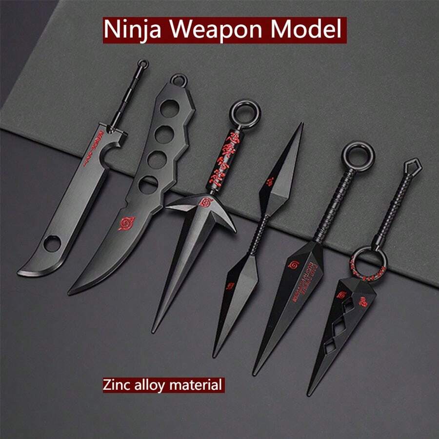 1pc Weapon Holder Display Rack - Anime Kunai, Flying Raijin, Zabuza ...