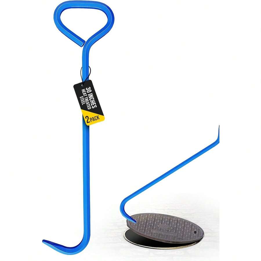 Tools 36-Inch Manhole Hook Tool - Heavy Duty Single Hook For Lifting ...