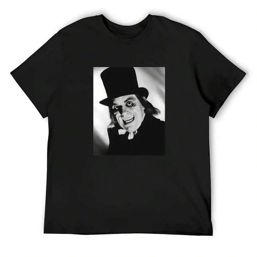 180g Pure Cotton Lon Chaney T-Shirt Tops Football T Shirt Vintage ...