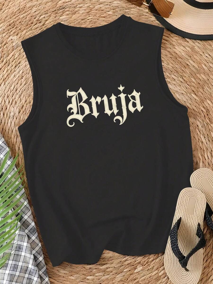 Witch Bruja Gothic Style Font Design Women's Vest | aktuelle Trends ...