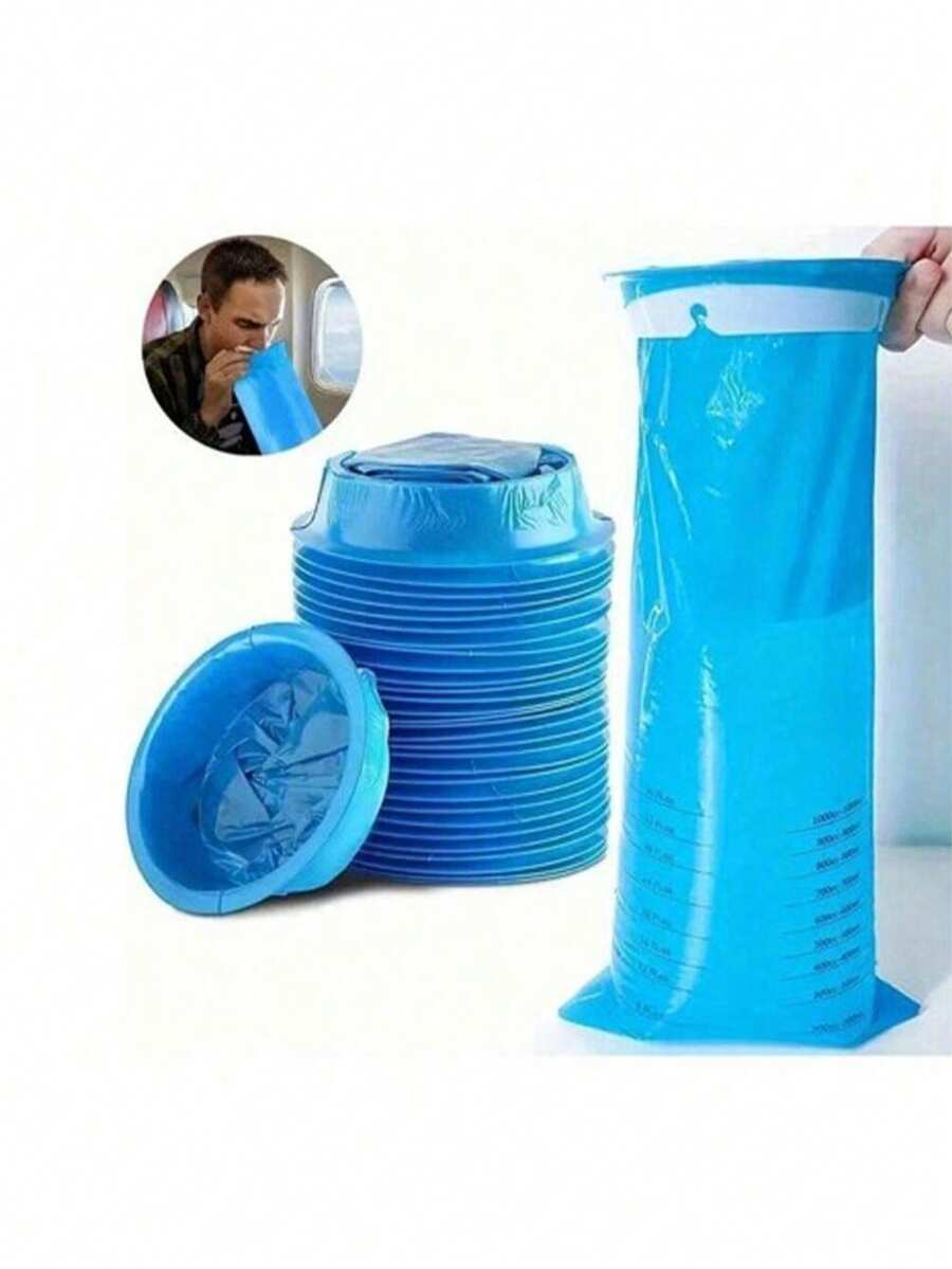 5pcs Disposable Sick Bags Travel Car Airplane Motion Sickness Nausea ...