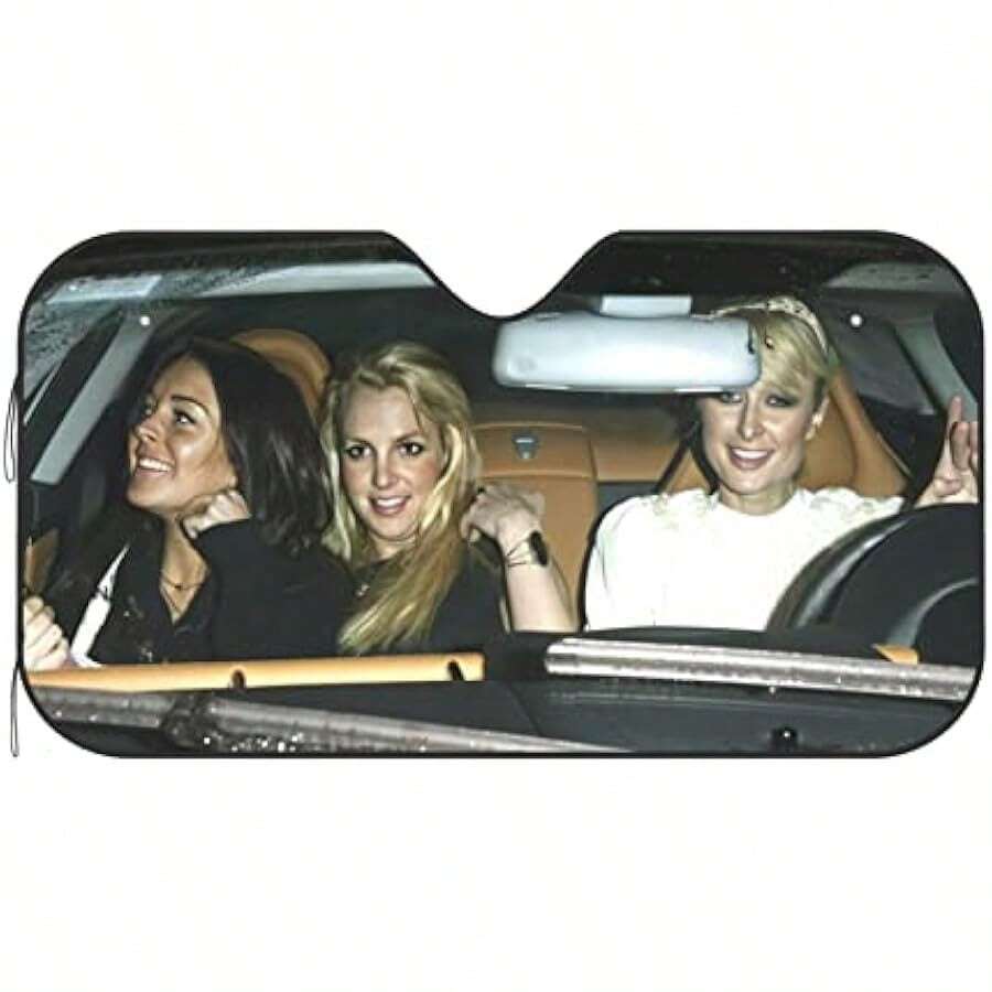 Funny Windshield Sun Shade For Car Sunshade For Car Windshield Covers Blocks UV Rays Automotive ...