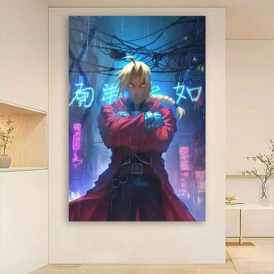 Framed Anime Metal Wall Art, Anime Wall Art, Anime Poster, Anime Art ...