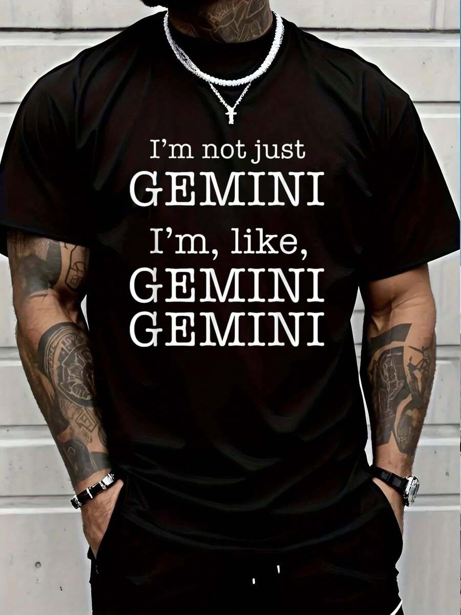 Gemini Gemini Gemini Funny Zodiac Birthday -Shirt Graphic Tees Summer ...