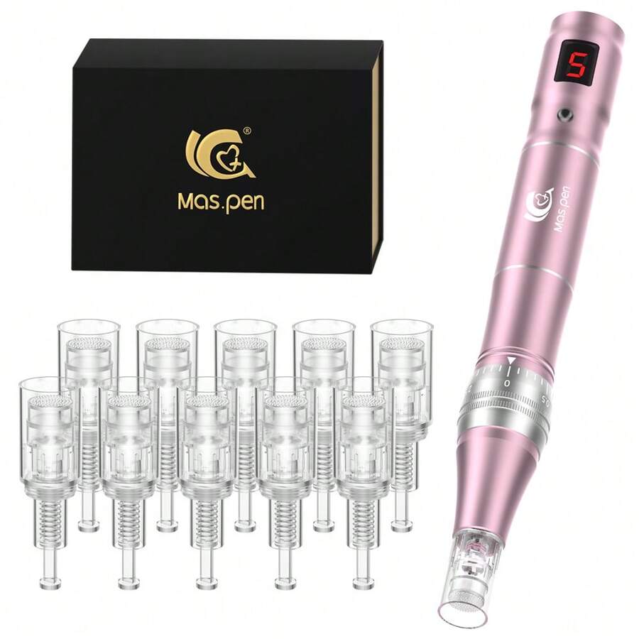 Professional High Frequency And Mute Dermapen Electric Microneedling ...