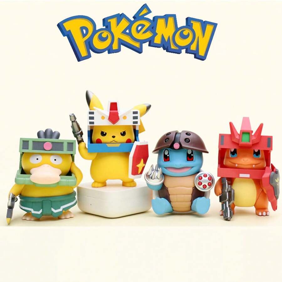 pokemon Pokemon Cartoon Anime Mecha Model Battle Pack,Cute Pokémon Doll ...