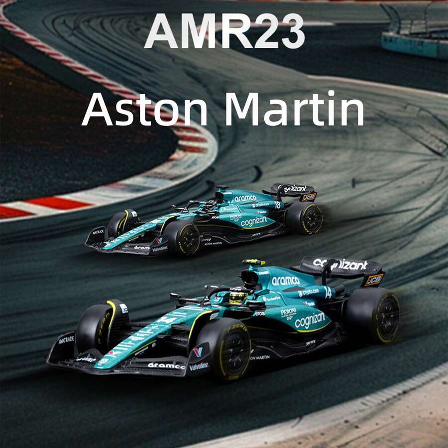 1:43 Aston F1 Car Model Racing Car Model Simulation Alloy Formula ...