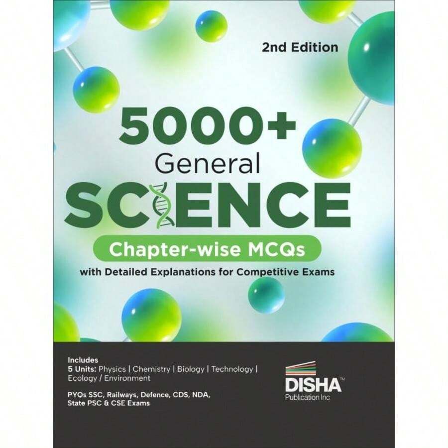 Libro clásico Tomo 5000+ Preguntas de opción múltiple de ciencia general por capítulo con ...