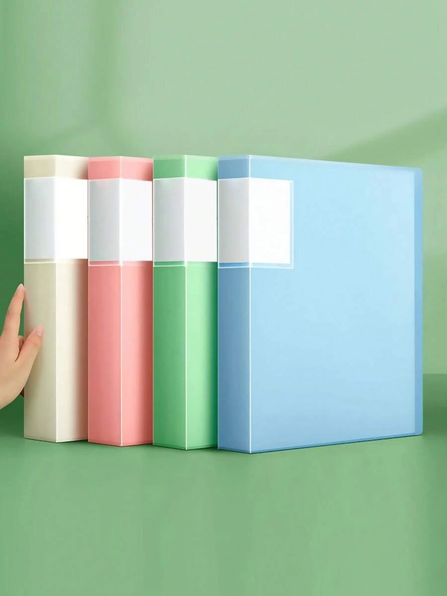 Multi-Layer A4 Document Folder, Transparent Sleeve Clear File Organizer ...