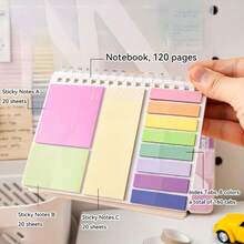 One-Piece Combination Set Of Sticky Notes And Notebook, Convenient For ...
