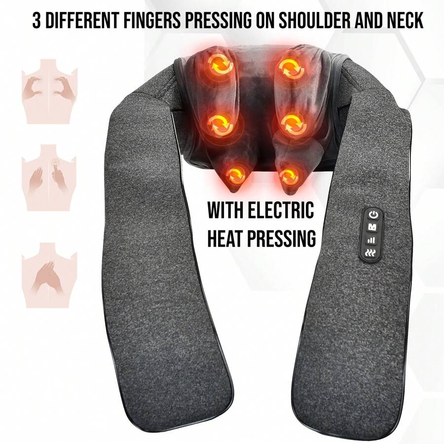 Carepeutic Carepeutic 5D Finger Squeezing Neck And Shoulder Massager ...
