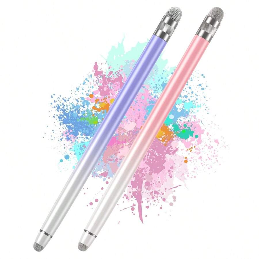 2-Pack Dual-Color Stylus Pens - Universal Touch Screen Pens For IOS ...