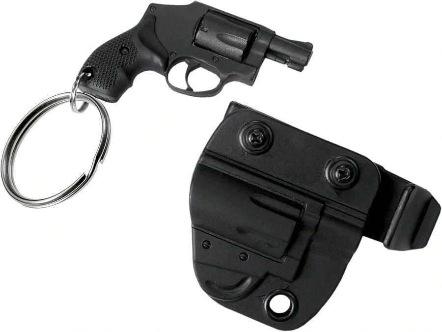 Mini Pistol Shaped Keychain With Holster And Belt Clip - By Blade-Tech ...