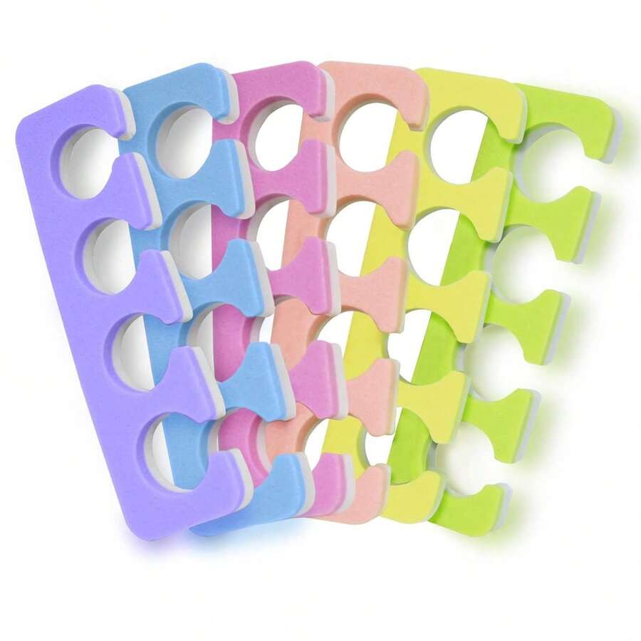 Toe Separators Kit - 24-Piece Premium Pedicure Tool Set Extra Soft ...