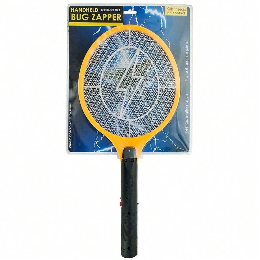 Rechargeable Electric Mosquito Fly Swatter Zapper Pest Insect Tennis ...