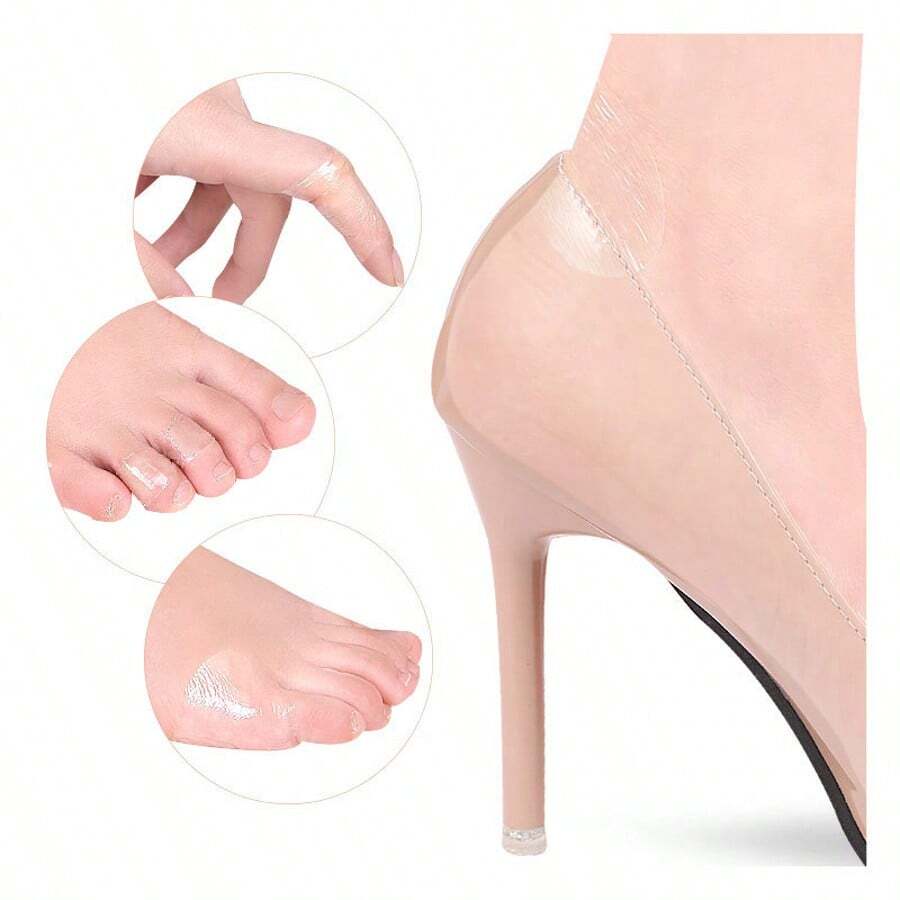 Disposable Invisible Heel Blisters Protectors, Transparent Heel Pads ...