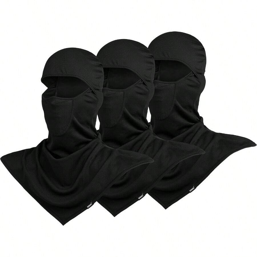 3 Pieces Balaclava Summer Sun Protection Motorcycle Fishing Sun Mask ...