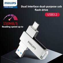 PHILIPS PHILIPS 60UT-S USB 3.2 Typ-C Flash Laufwerk mit Dual ...