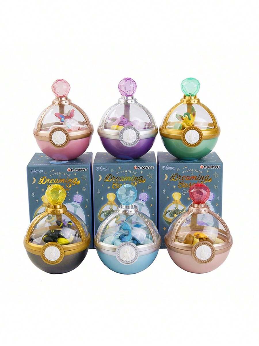pokemon 6 Styles Pokemon Toys Creative Blind Box Sleep Eevee Dreamy ...