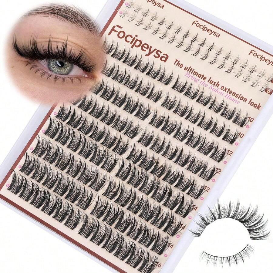 Pestañas Wispy Lash Clusters Natural Eyelash Clusters Pestaas Postizas ...